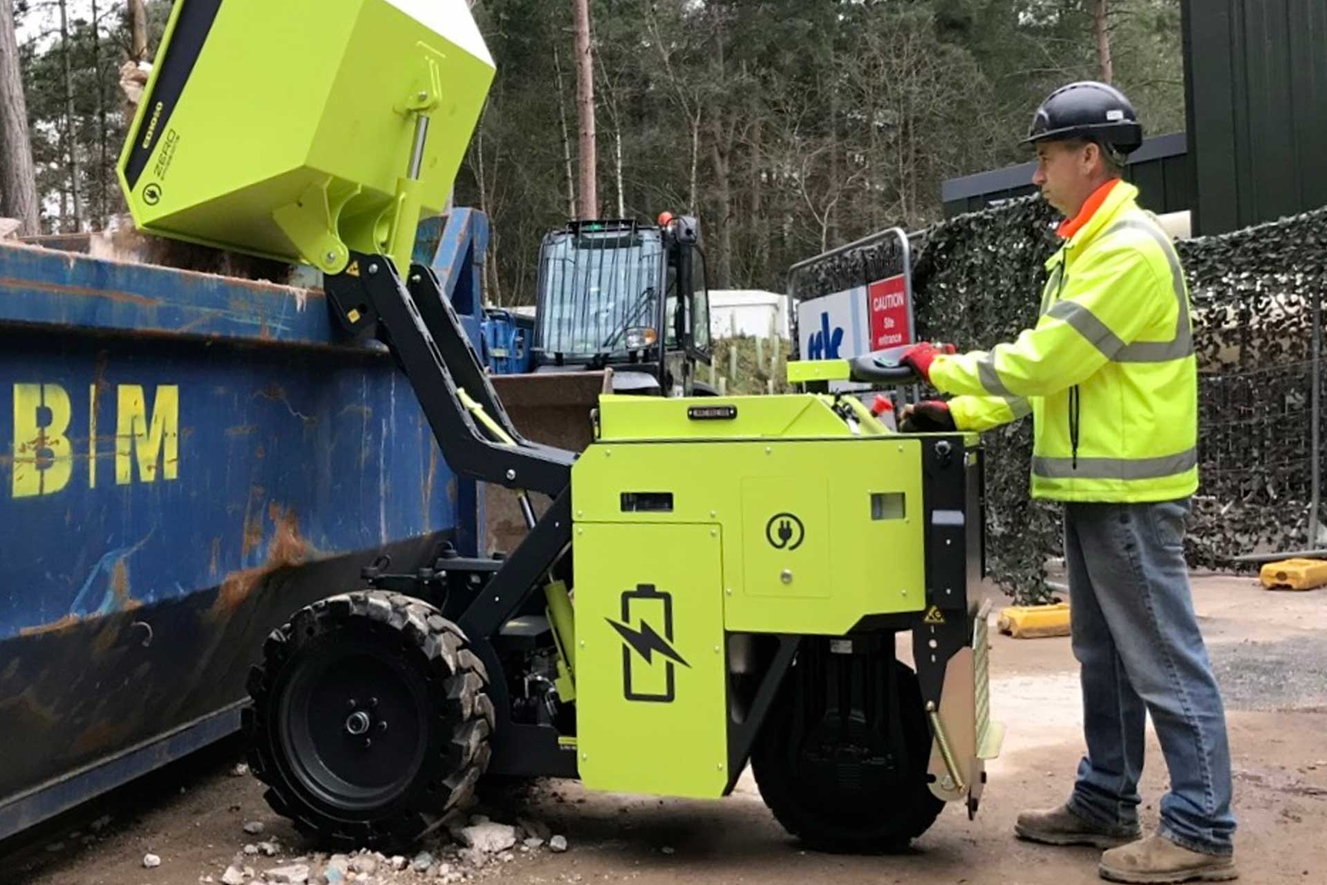Ecovolve ED high tip electric dumpers - Nimac Pacific